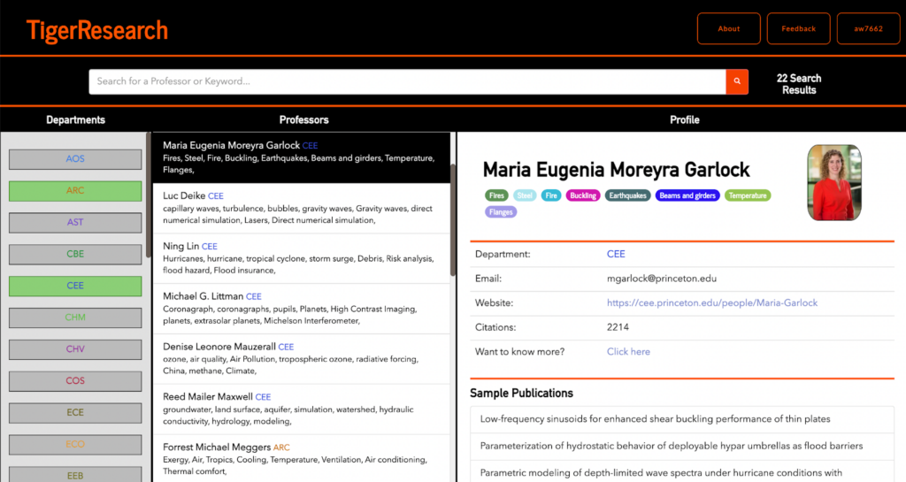 A Look Inside TigerResearch: A Gateway to Princeton Professors’ Research Interests | Princeton ...