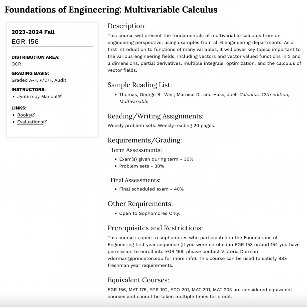 Research-based Courses | Princeton Correspondents on Undergraduate Research